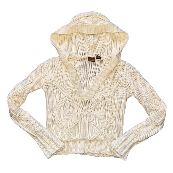Urban Outfitters | Tops | Y2k Urban Outfitters Beige Chunky Cable Knit ...